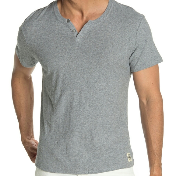 Frye | Shirts | Frye Mens Heather Grey Henley Shirt Size L Nwt | Poshmark